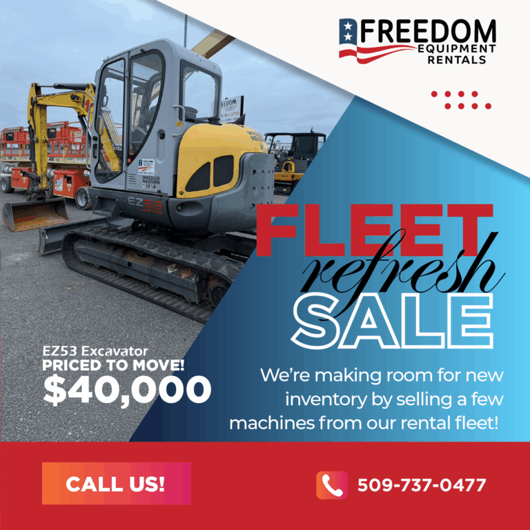 Freedom Equipment Rentals - Equipment Rental in Pasco & Richland